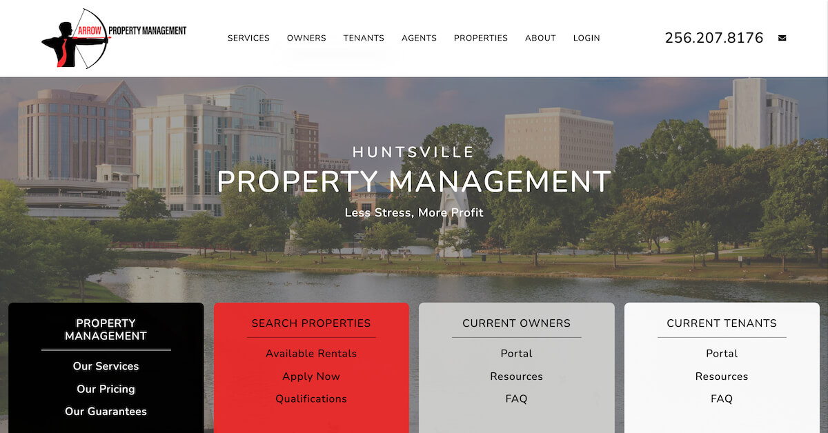 Huntsville Property Managers | Arrow Property Management